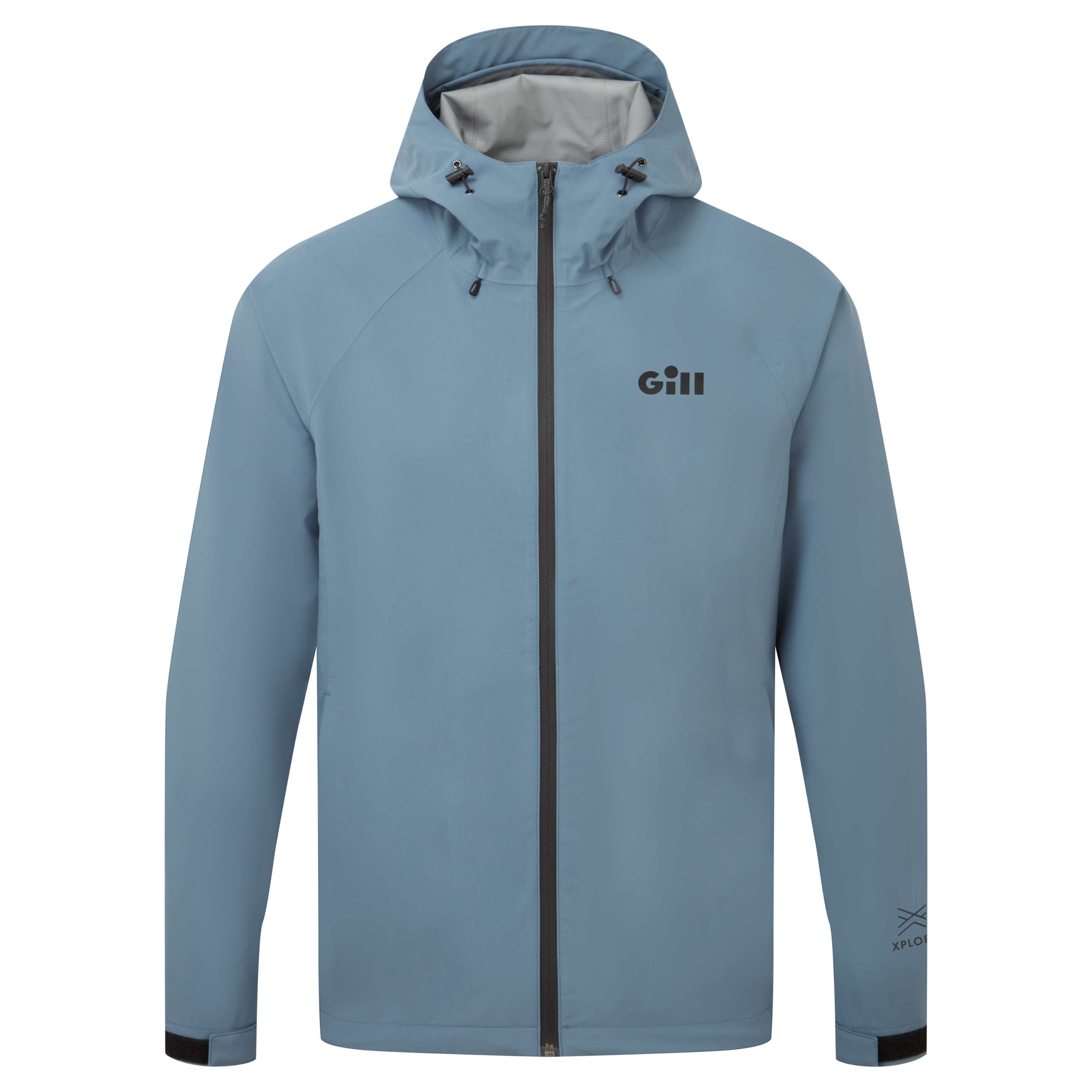 Voyager Hooded Waterproof Jacket - Storm Blue | Gill Marine – Gill ...